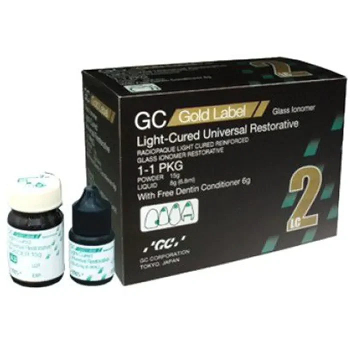 GC Gold Label 2 Radiopaque Glass Ionomer Restorative Cement - Geeta Dental