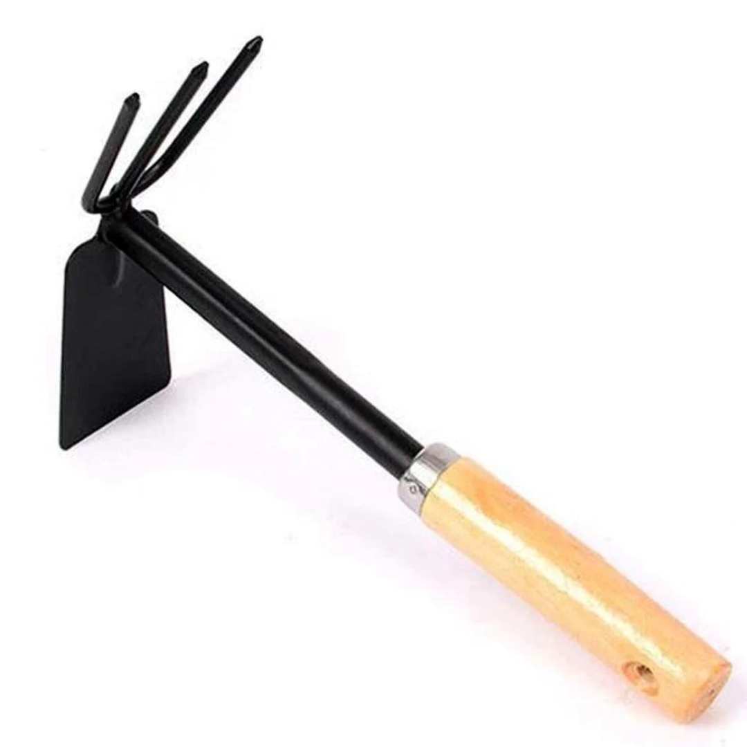 High-Quality 2 in 1 Double Hoe and Prong | Garden Tools
