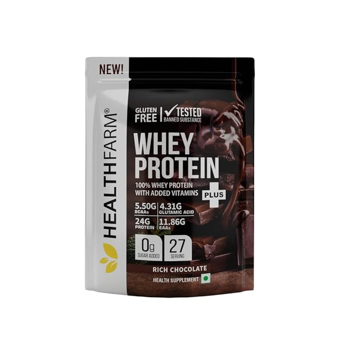 Buy HealthFarm Whey Protein w/ Creatine Online - 1kg