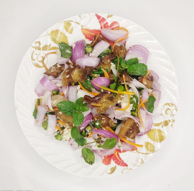 Crispy Pork Salad - eMVee Restaurant