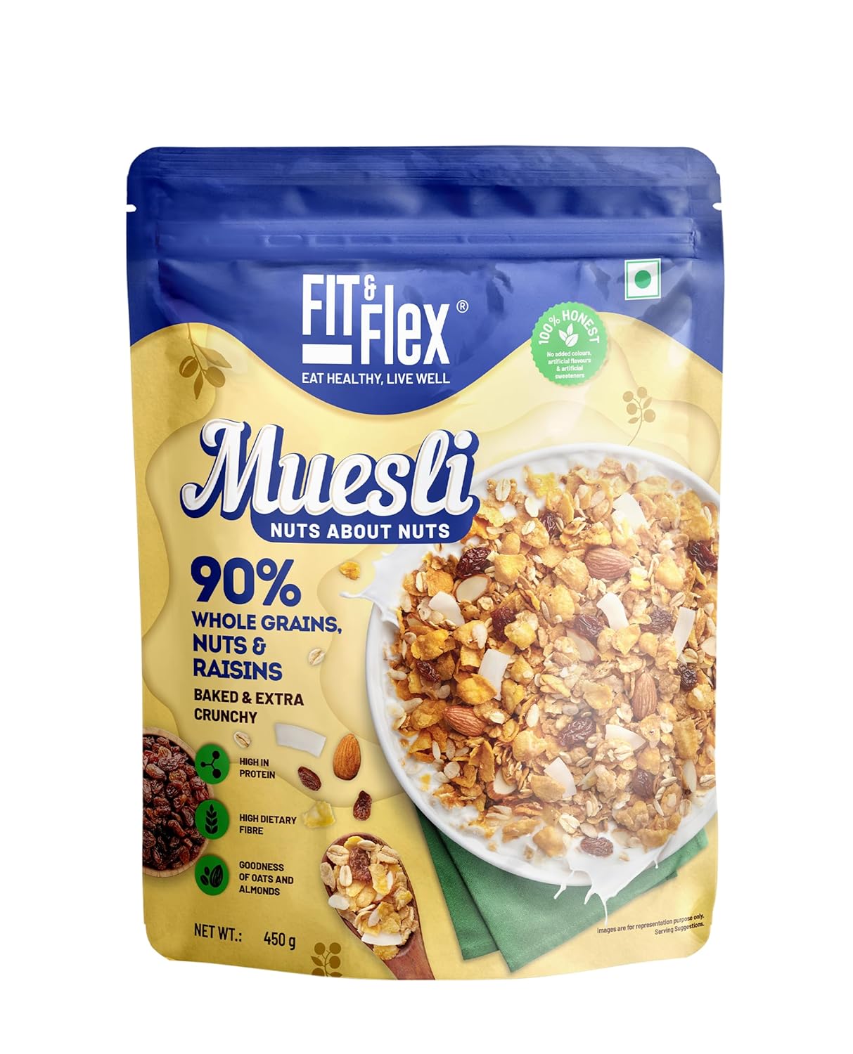 FIT & FLEX High Protein Oat Rich Cereal Muesli
