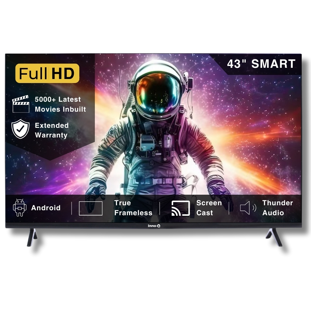 InnoQ Spectra 108 cm (43 inch) Full HD LED Smart Android TV with 30W ...