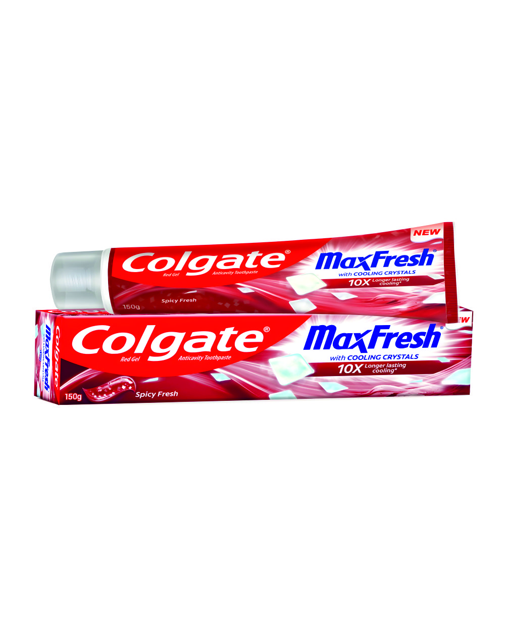 Colgate MaxFresh Toothpaste, Red Gel Tooth Paste with Menthol for Super ...
