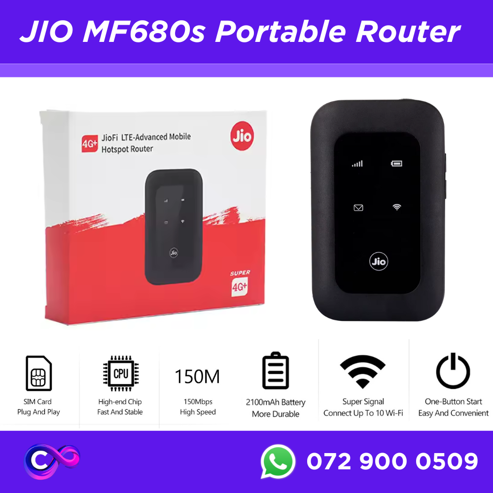 📶 JIO MF680S 4G LTE Mobile Wi-Fi Hotspot Router – Fast, Reliable, On ...