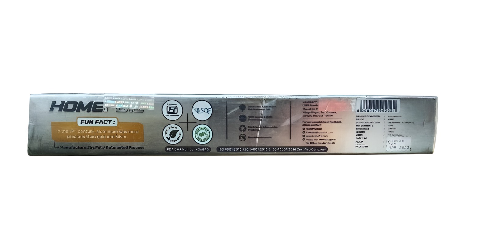 9 meter Golden Foil - Order-iin