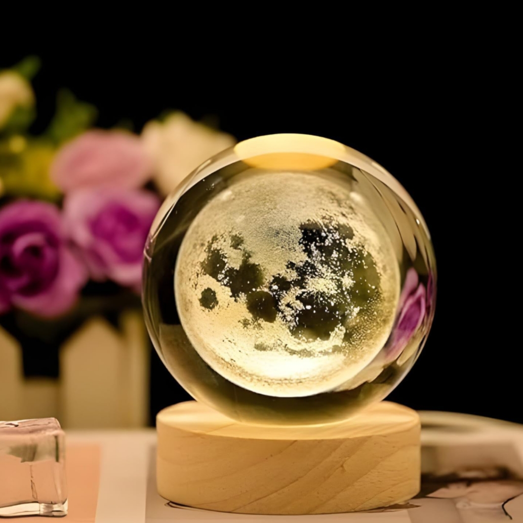 Crystal moon lamp - Gadgets for home