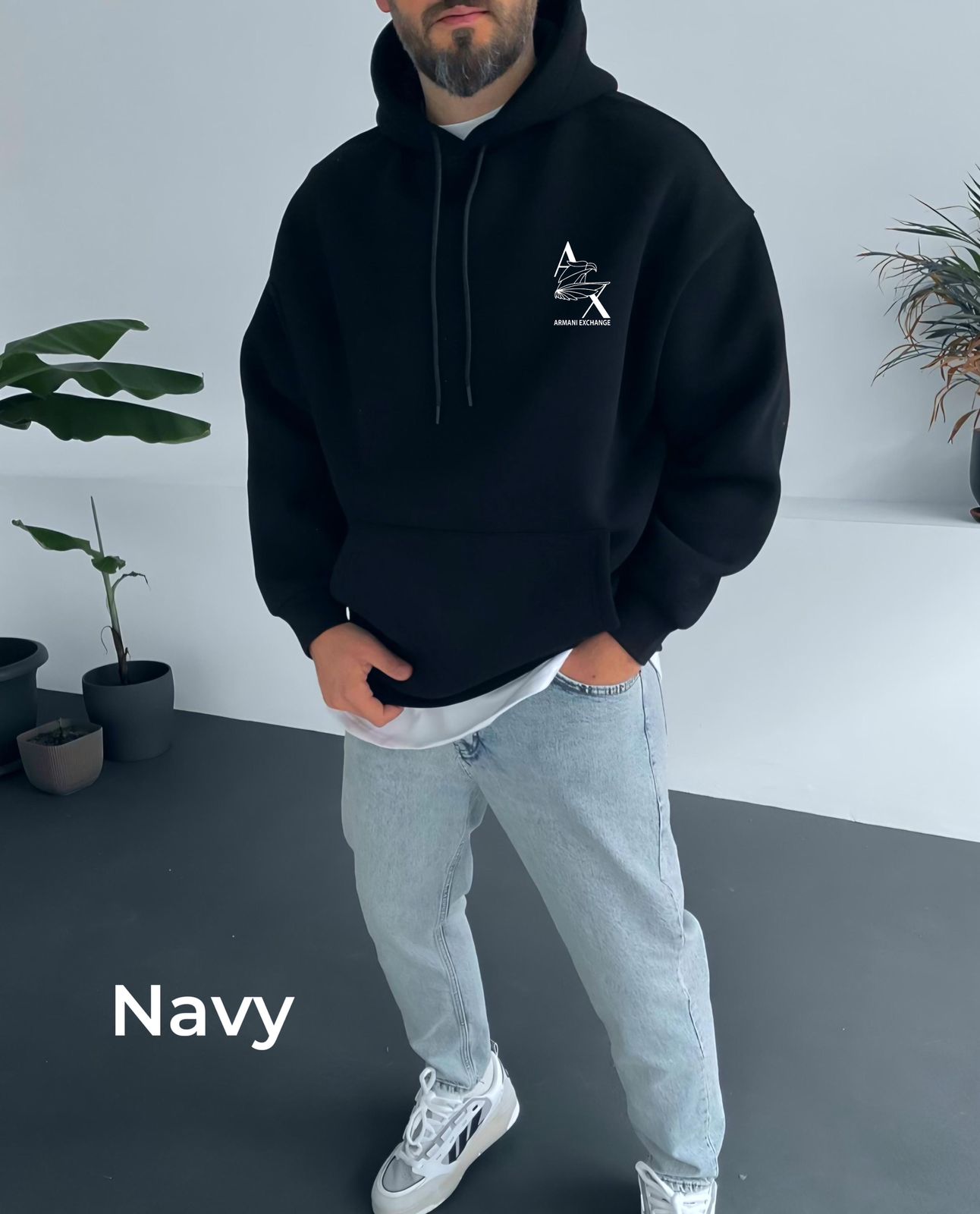 ARMANI EXCHANGE - WINTER HOODIE - SHREE KAMAL STORE