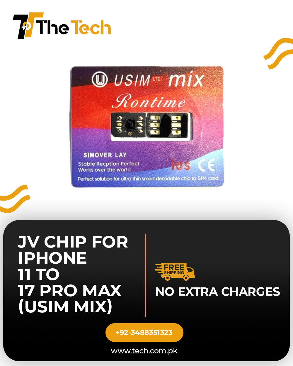 JV Chip for iPhone (USIM Mix) Price in Pakistan - Buy Online at The Tech