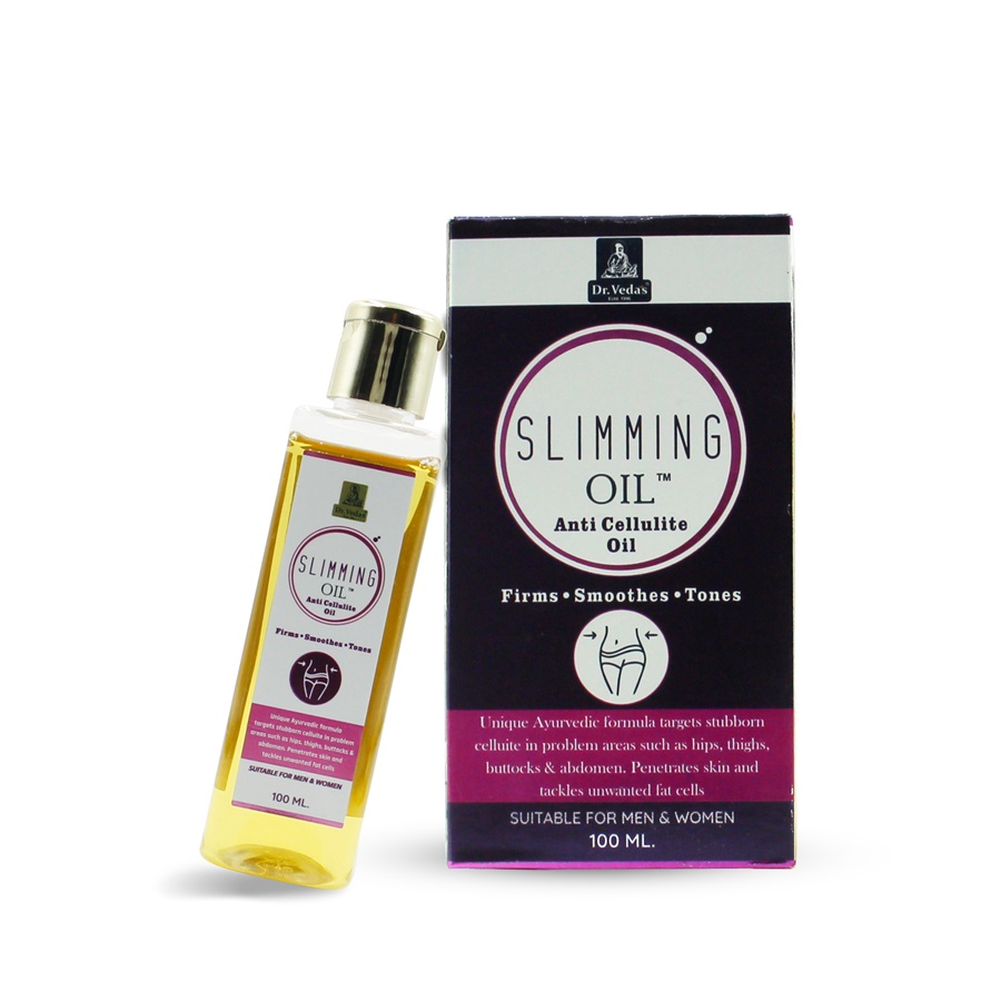 Dr. Veda's Ayurvedic Herbal Slimming Oil for Fat Loss - 100ml, Pack of ...