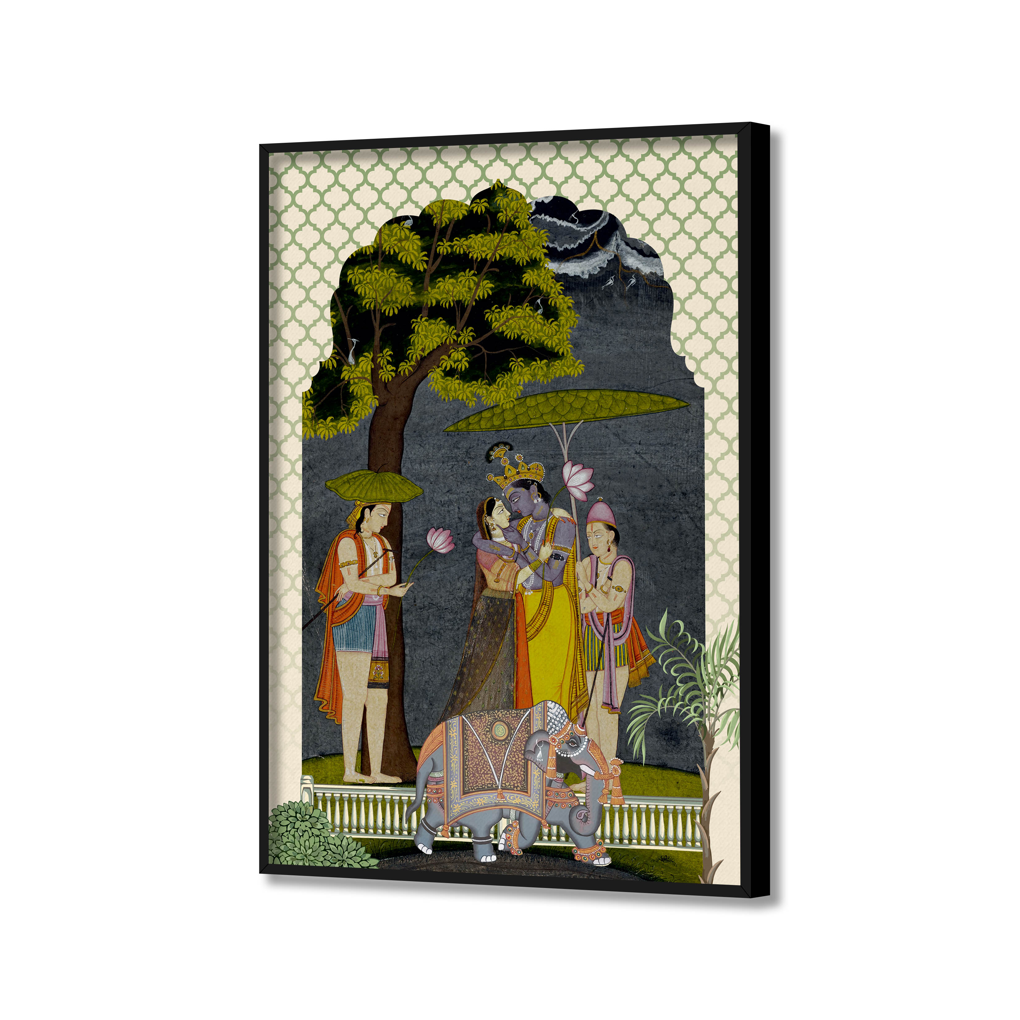 Indian Traditional Art Canvas Prints Online India | Framed Wall Art ...
