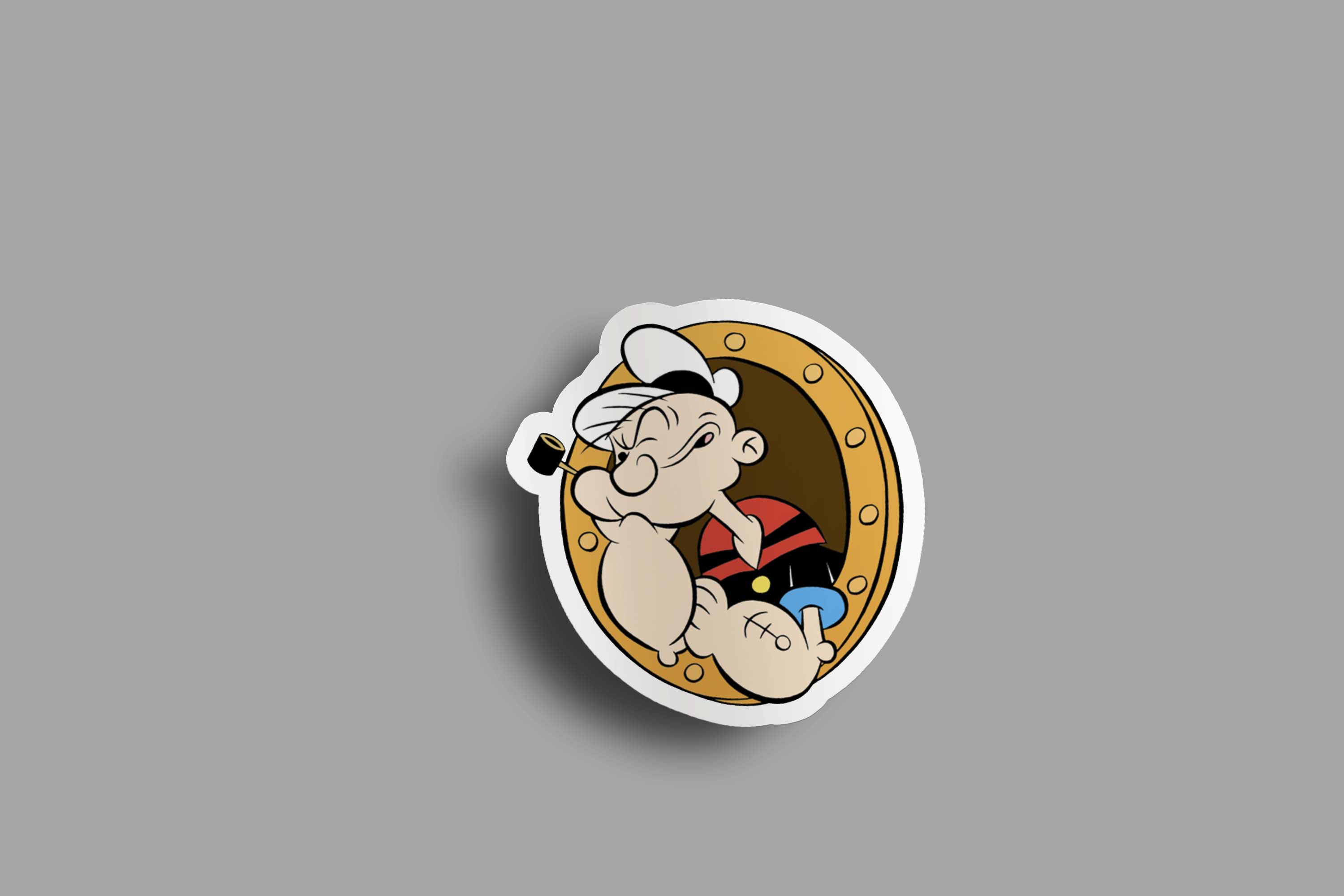 Sailor's Spirit: Popeye Stickers for Strength and Adventure