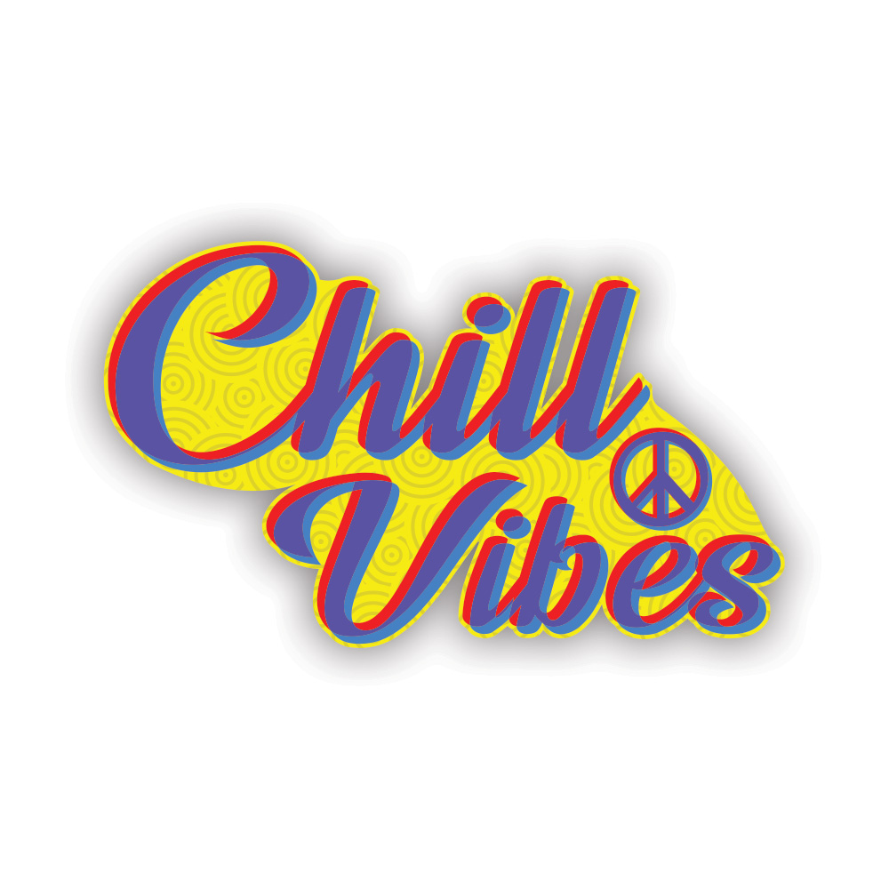 Chill Vibes - Sticker | Unique & High-Quality Design