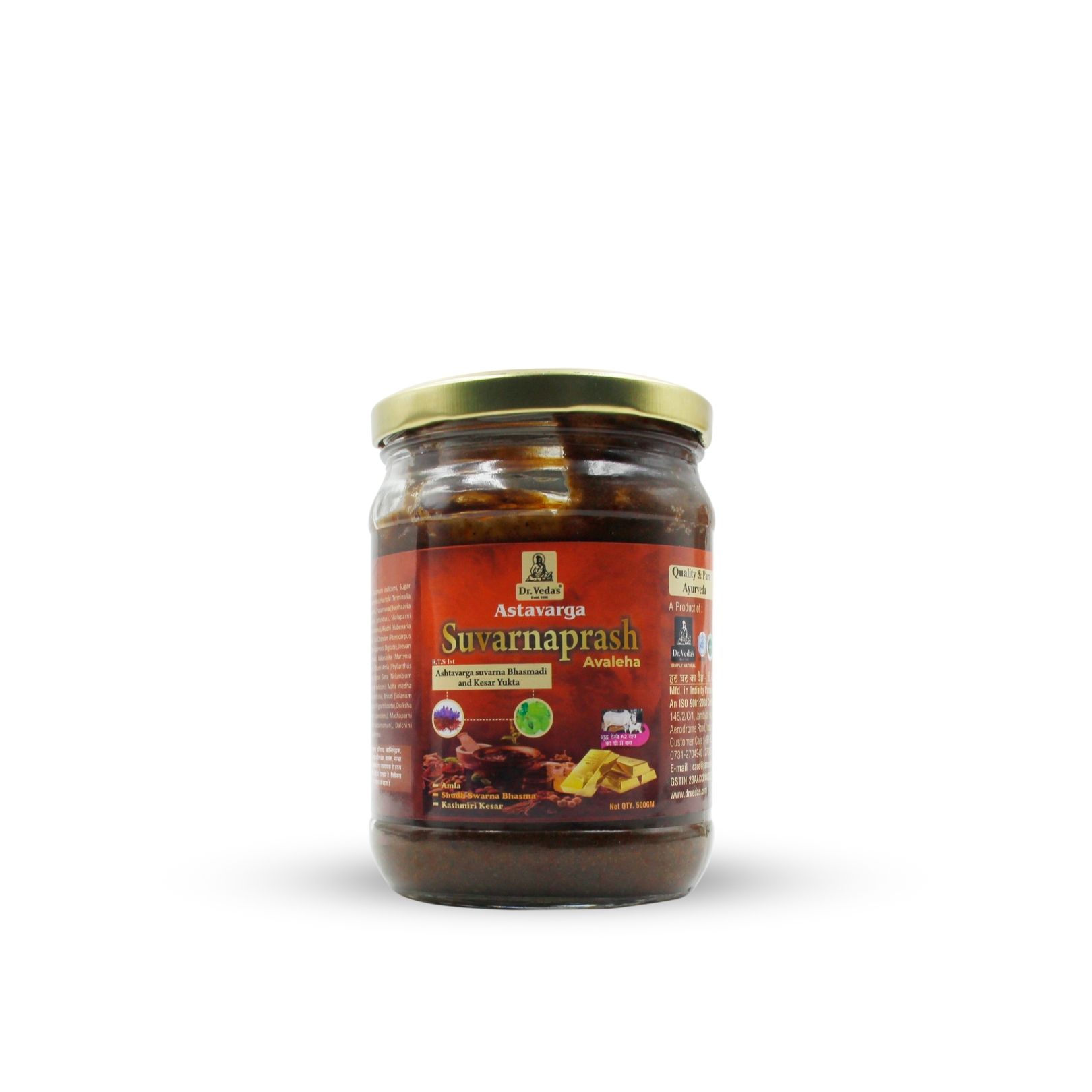 Dr. Veda's Ayurvedic Herbal Ashatavarga Suvarnaprash Avaleha - 500gm ...