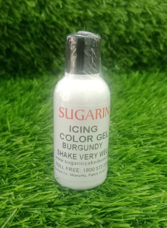 Sugarin BURGUNDY icing gel color - Bake and Beyond