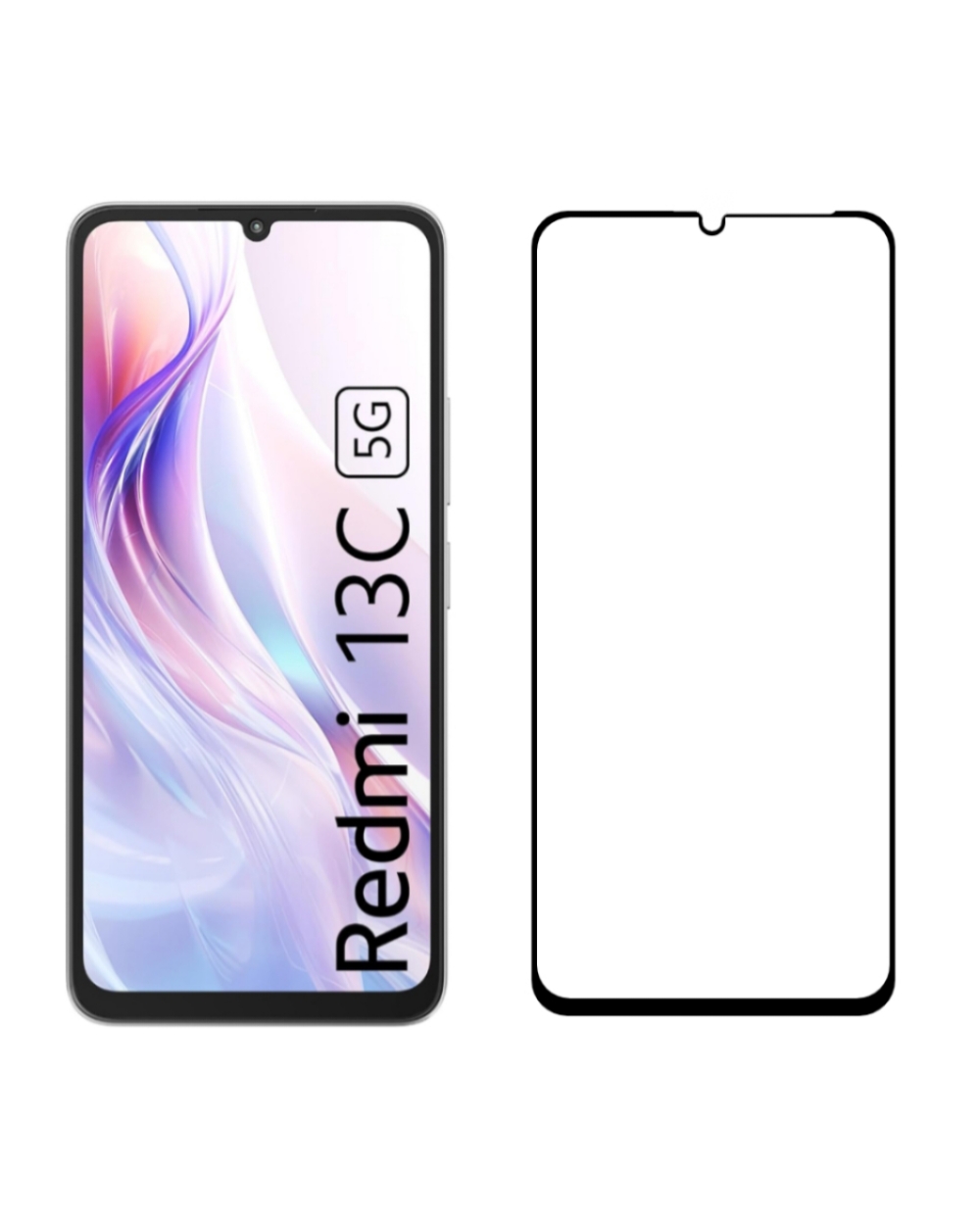 Redmi 13C 5G Ultra Smooth Tempered Glass. - The Mobile Fashion