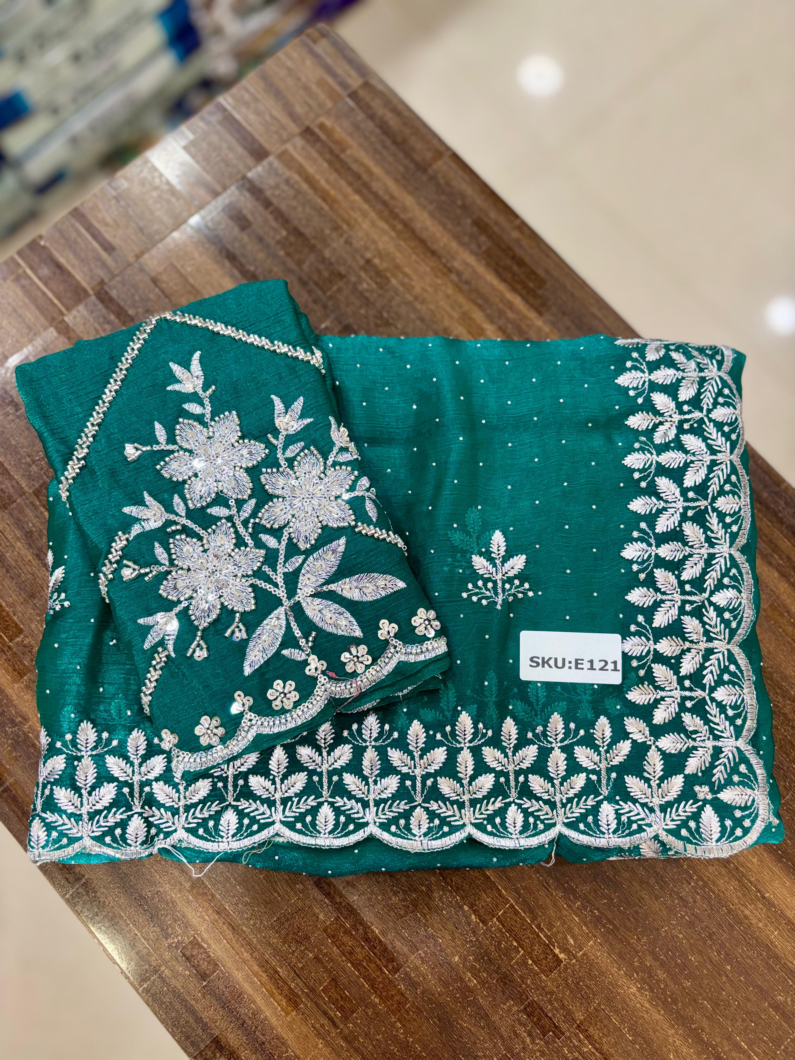 Sangini Silver Saree - Traditional Elegance Redefined