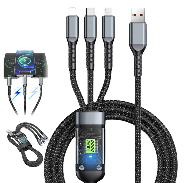 3 in 1 Fast Charging Cable - SL SHOPPING