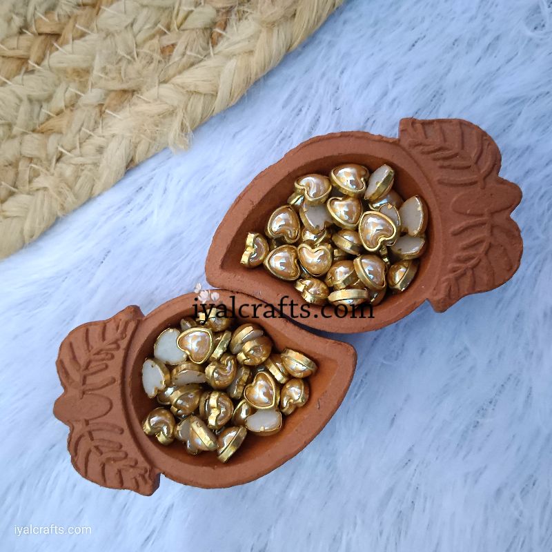 Ceramic kundan / fitting stone - Iyal Crafts