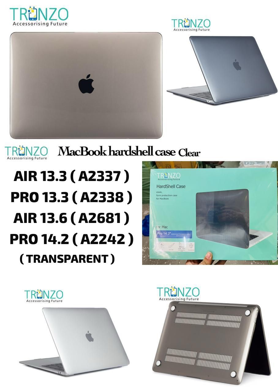 Tronzo - Macbook Hardshell Case - Clear - Tech Point