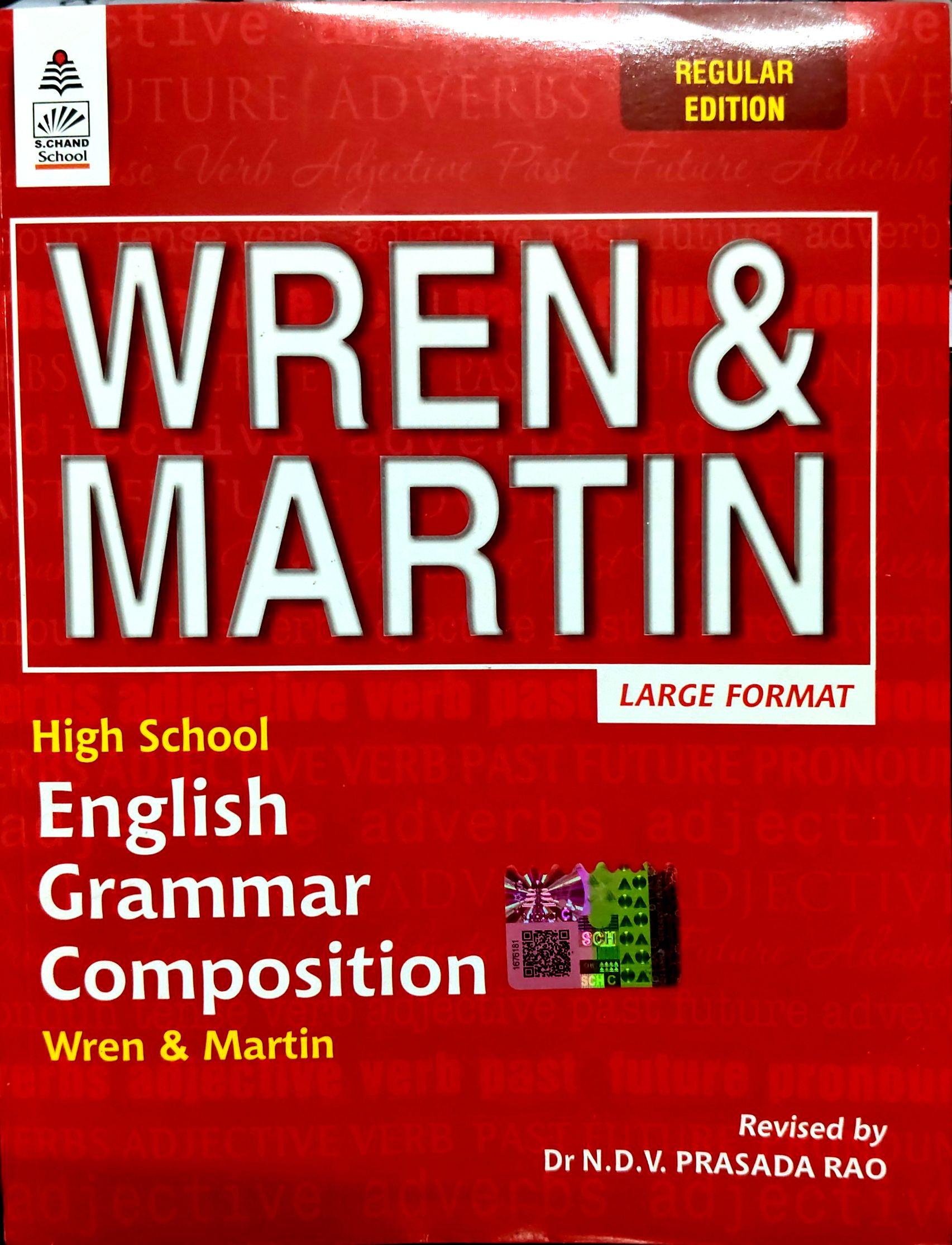 Wren & Martin high English grammar composition book in English medium ...