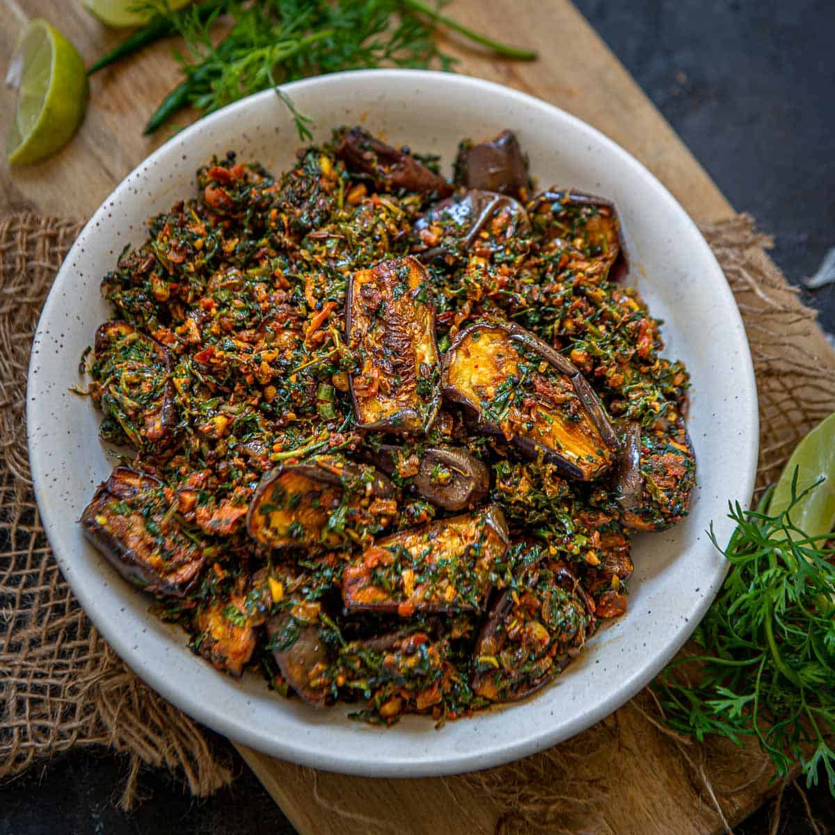 Bengan Methi - Jyoti's Vegetarian