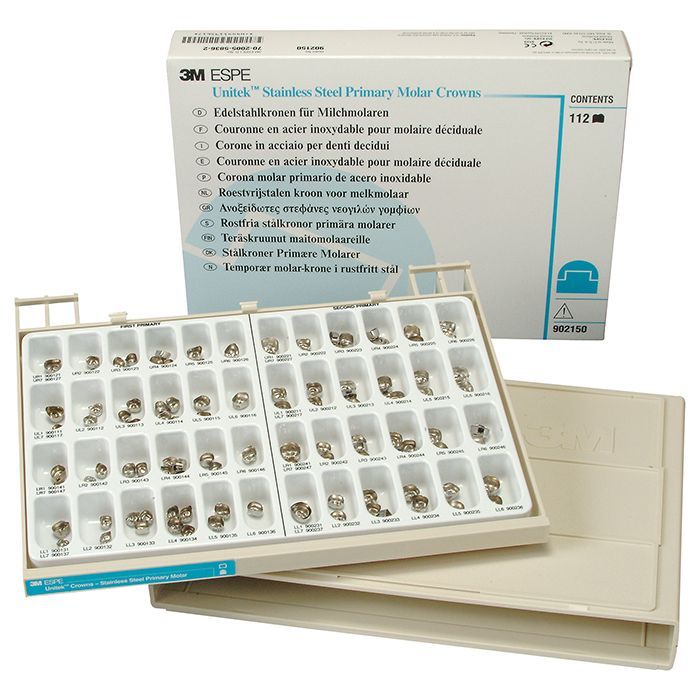 3M™ Stainless Steel Primary Molar Crowns - Geeta Dental