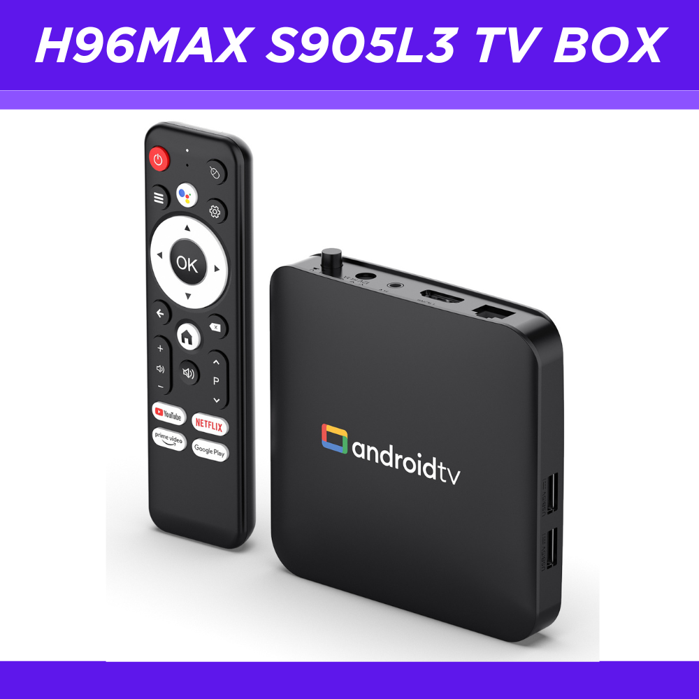 H96 MAX S905L3 Android 14 TV Box – 2GB RAM, 16GB Storage, 4K UHD, HDR10 ...