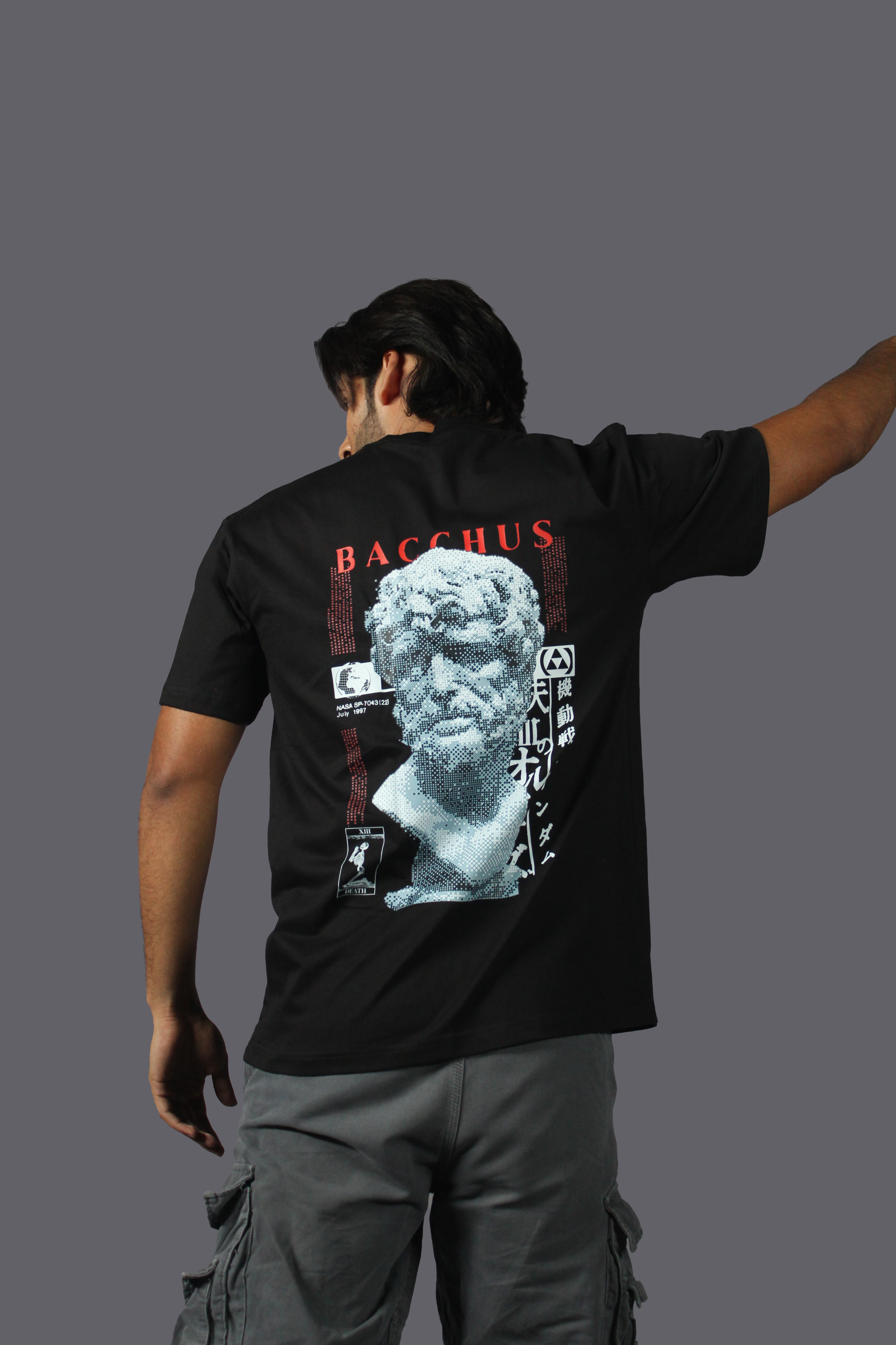 BACCHUS - GREEK GOD Oversized T-Shirts (UNISEX) - STOP