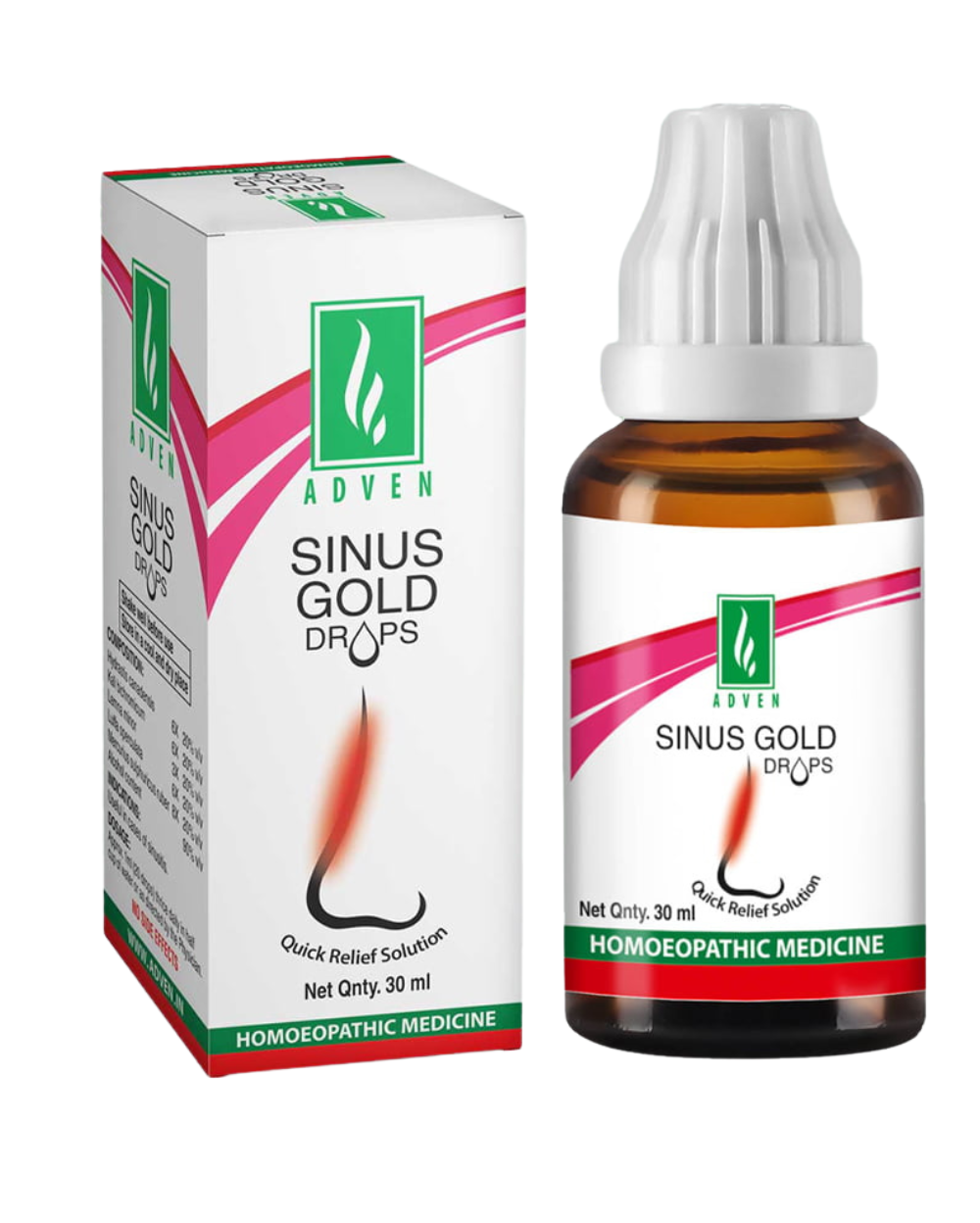 Sinus Gold Drops for Cold & Sinus Relief | AltMeds.in
