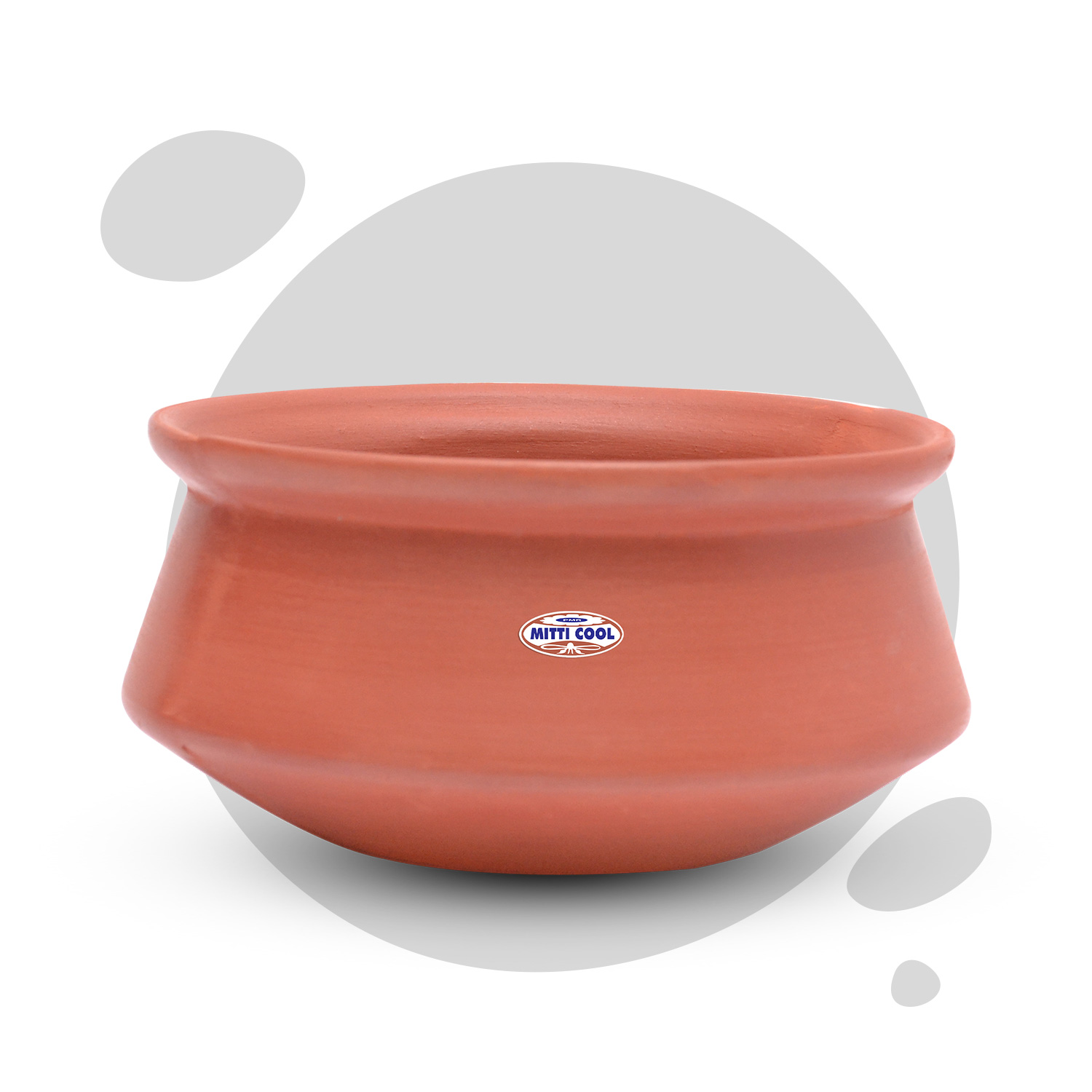 Premium Quality 1 Liter Clay Handi | Traditional Cookware