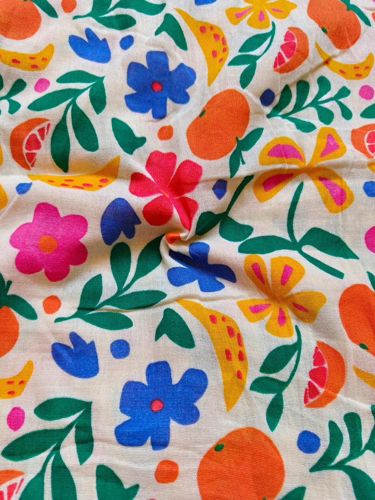 Double Gauze Printed Fabric - Berachah Store
