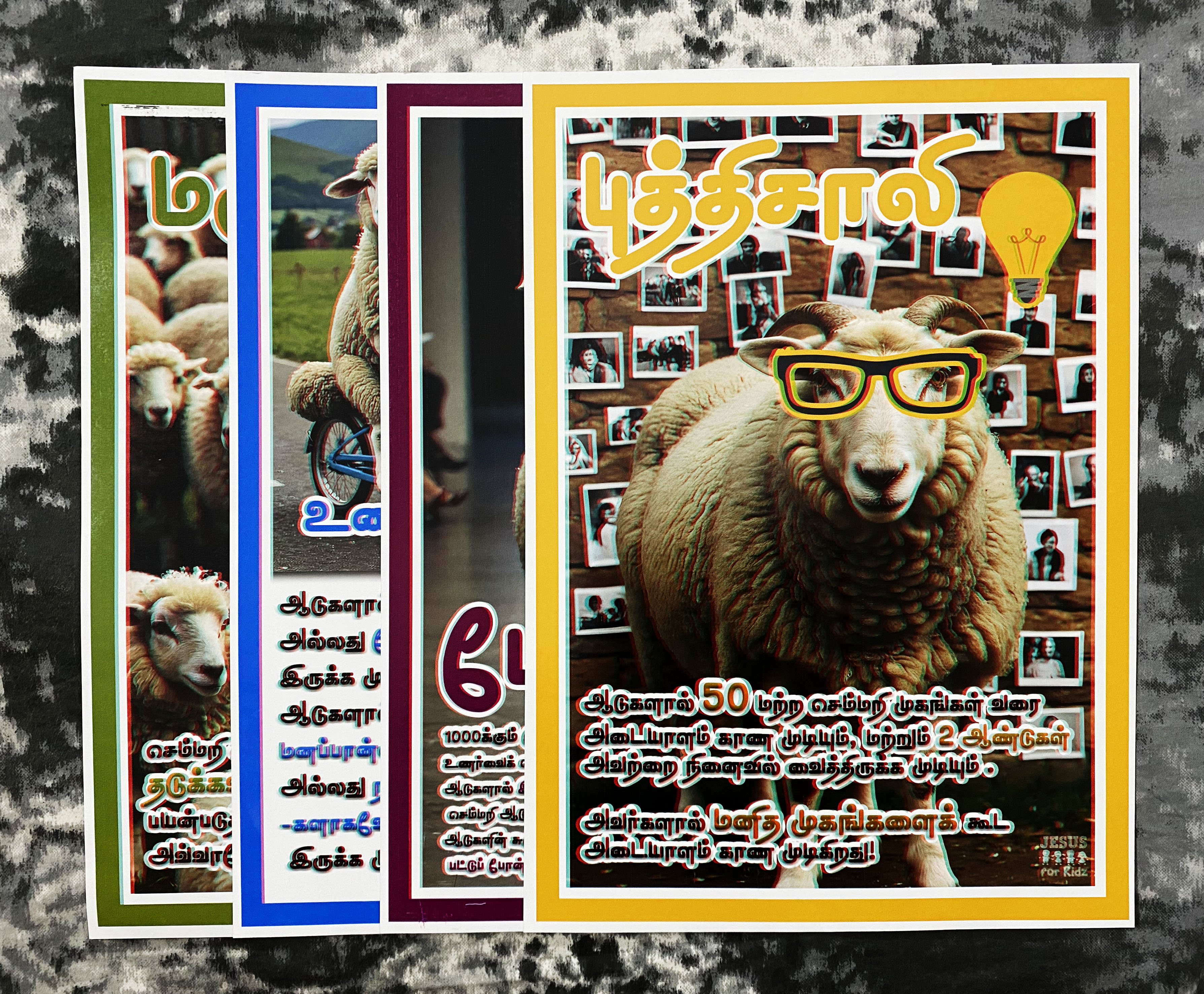 2K Aadu - 3D Show Posters - Jesus For Kidz