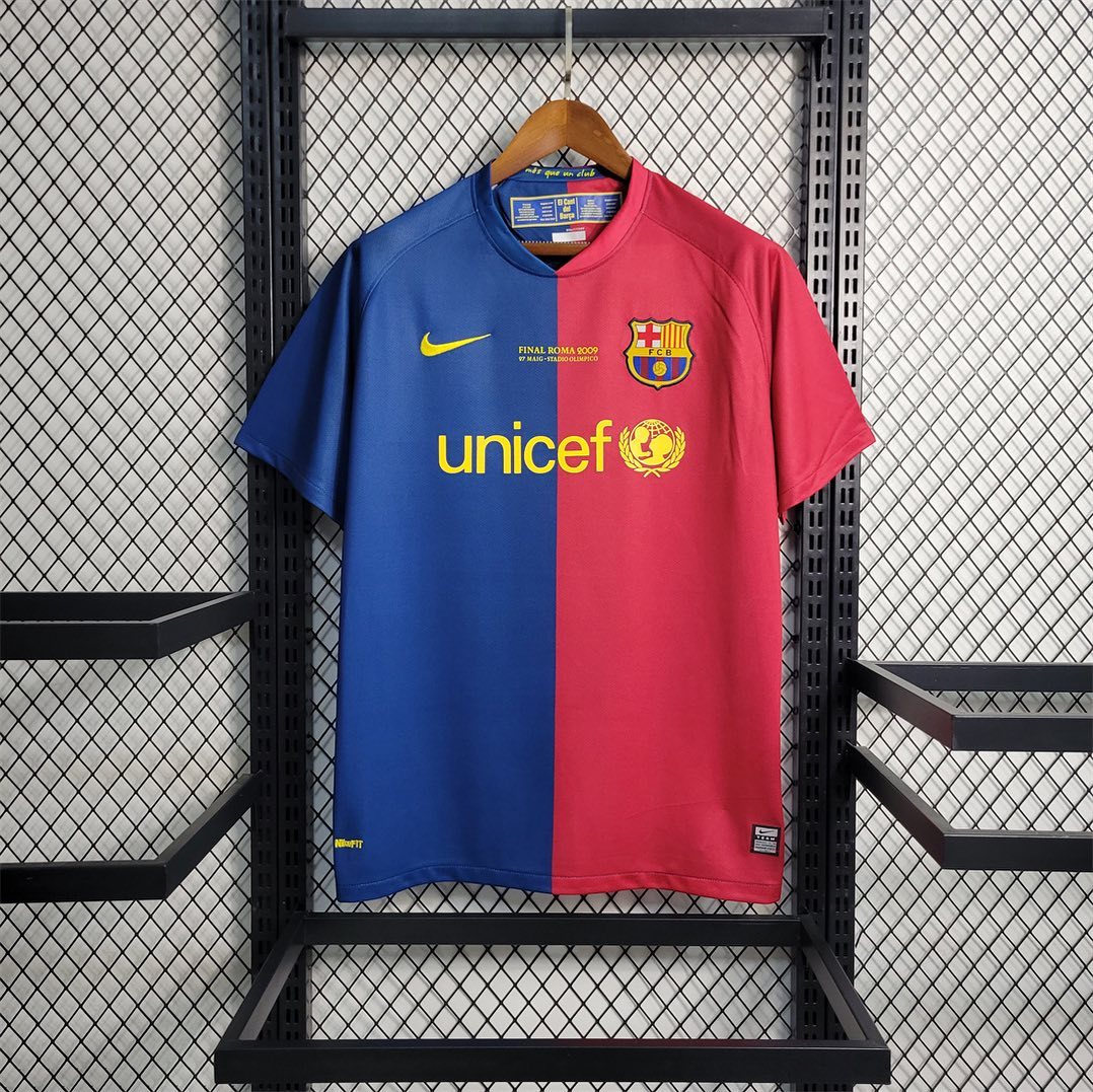 Barcelona Home 2009 UCL Finals Retro Jersey - Jersey World