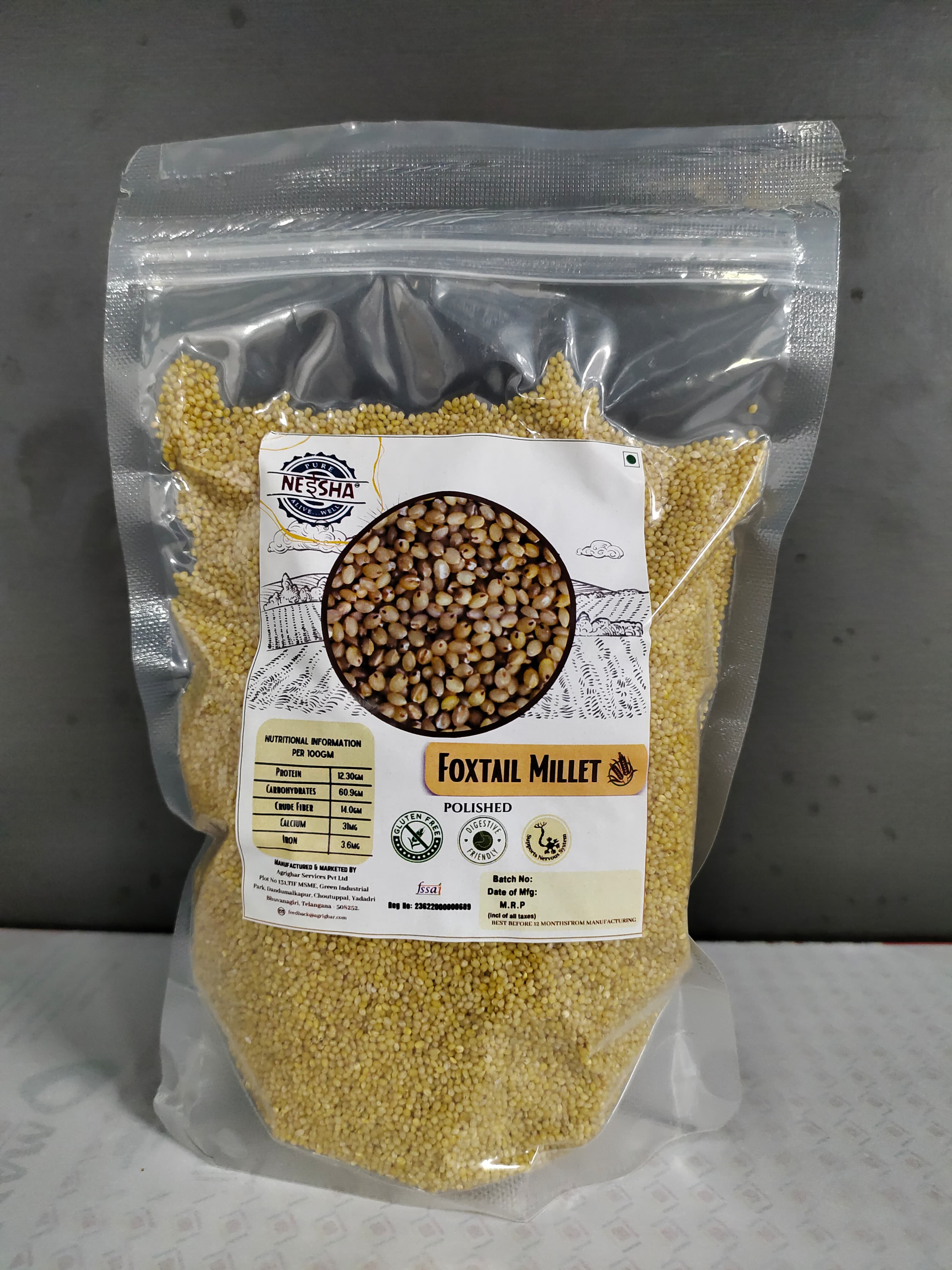 Foxtail Millet - Polished - Agrighar