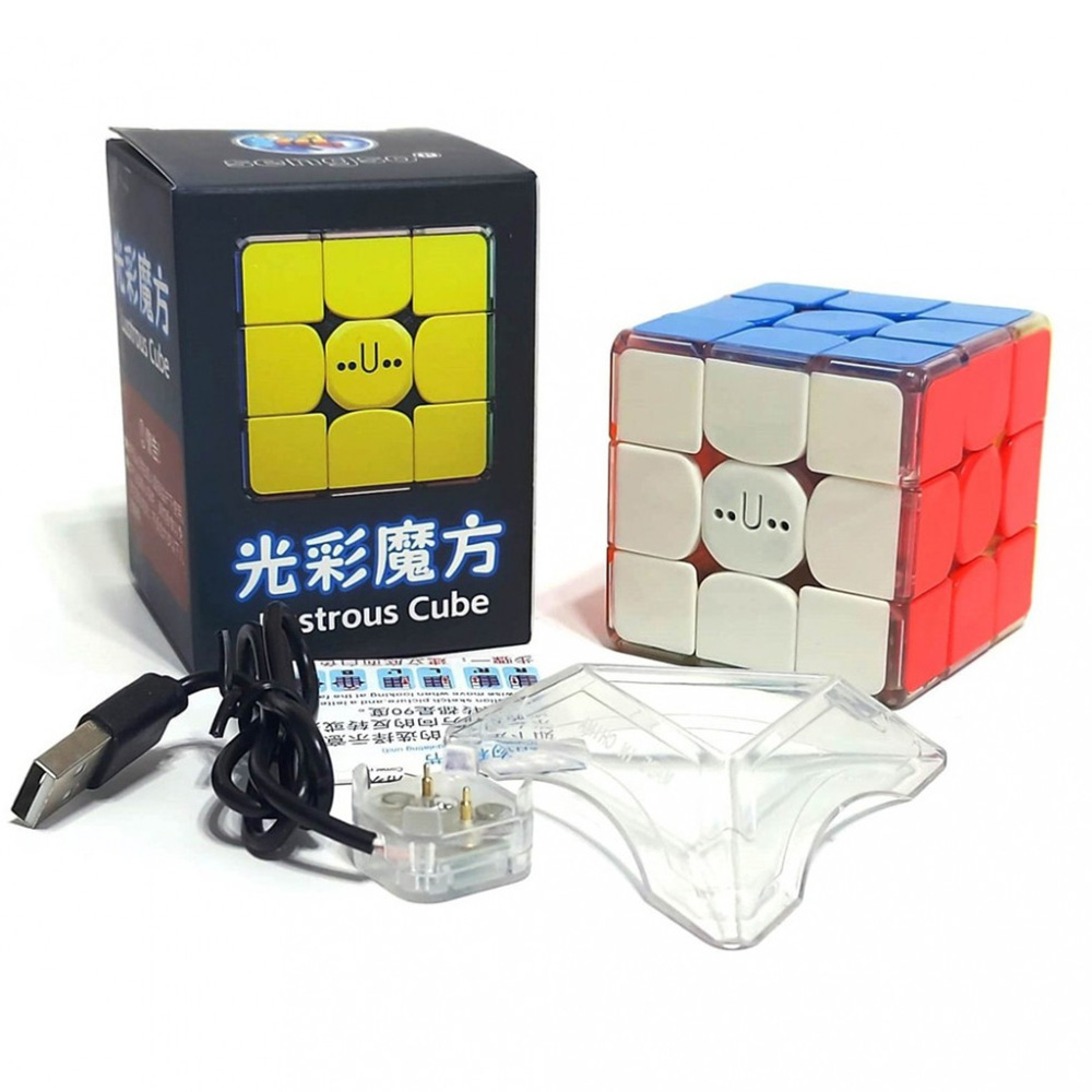 ShengShou Lustrous Light-Up 3x3 Magnetic Puzzle Cube