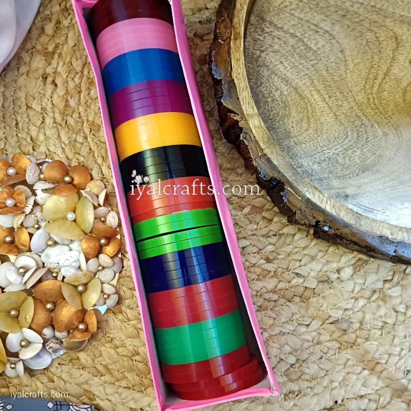 Kids Flat 4 Cut Bangle pair - Iyal Crafts