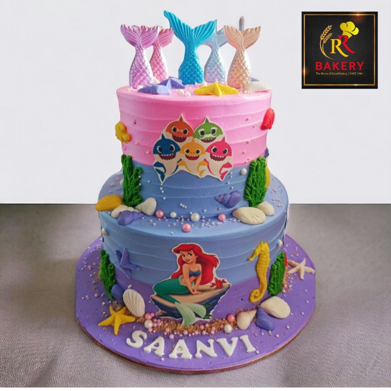 Buy Mermaid Model Cake ( C 139 ) online from RR Bakery