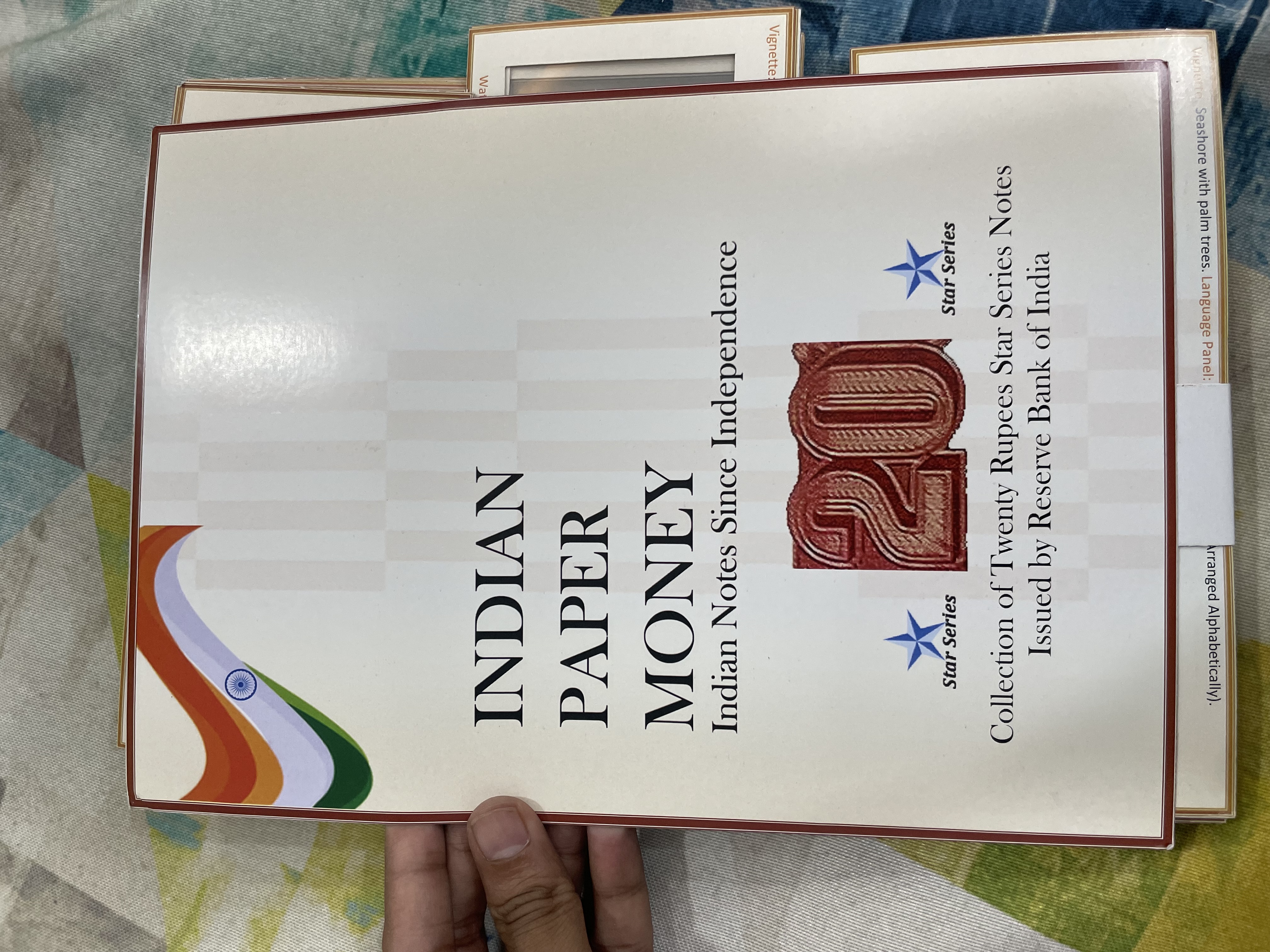 20 Rupee Star Series Indian Notes - Detailed Cards & Sheets