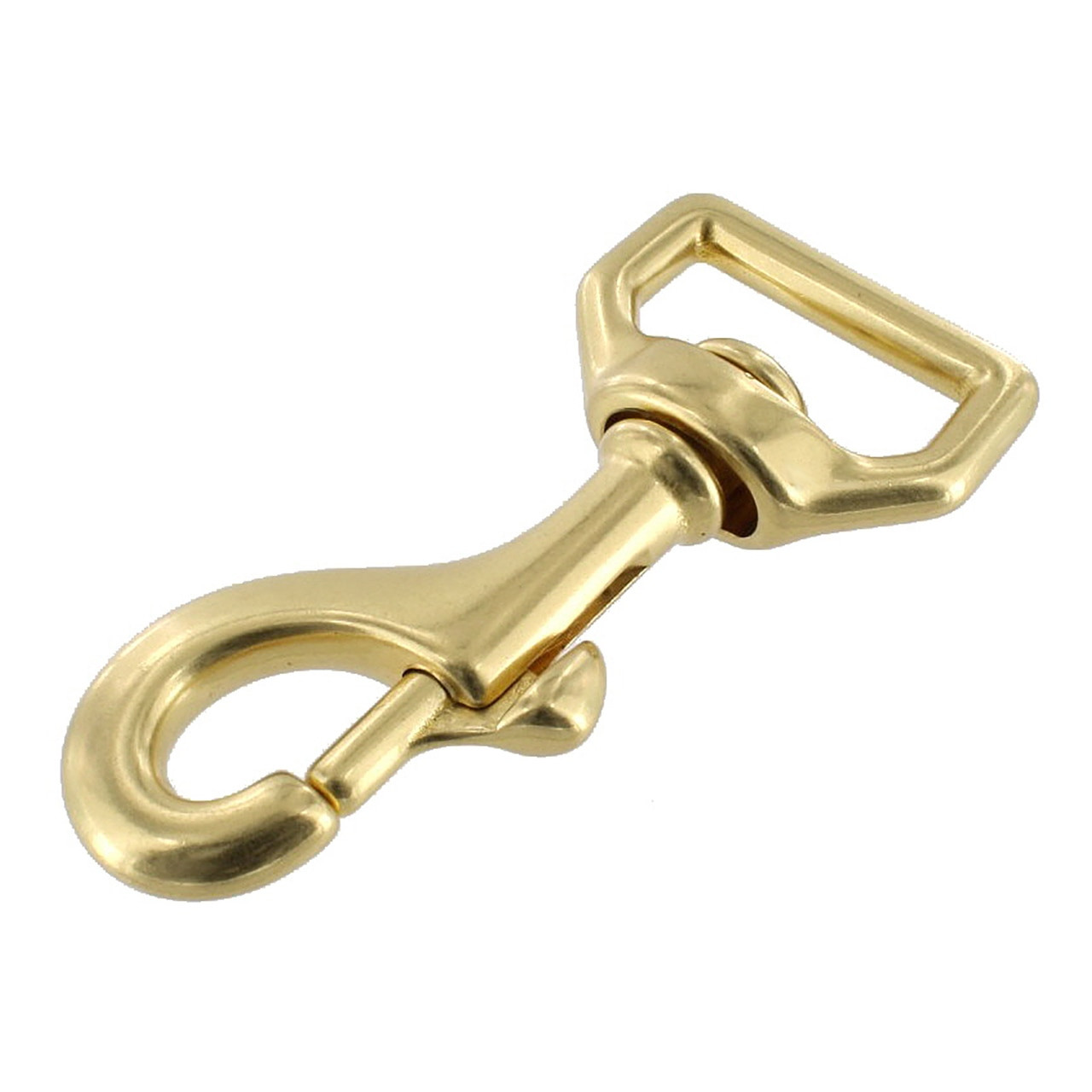 25*60mm Natural Brass, Swivel Bolt Snap, Solid Brass hook trapezoid ...