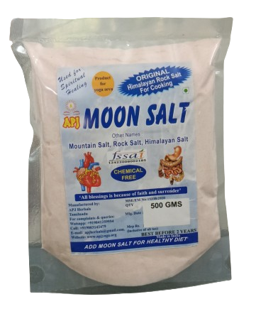 Moon Salt Powder 500 GMS(Himalayan Salt) - APJ Yoga