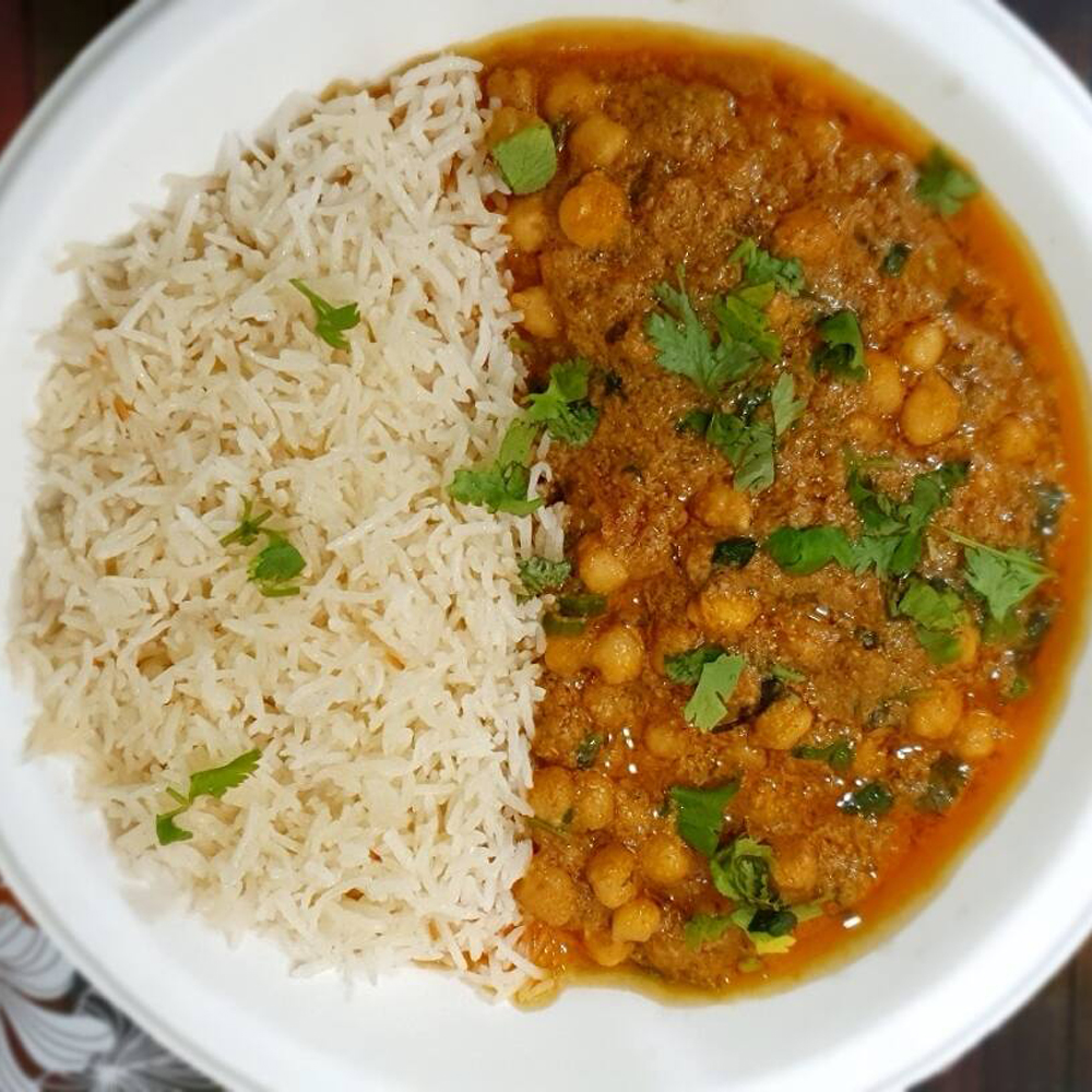 Chana Rice Plate - City Cafe & Restaurant