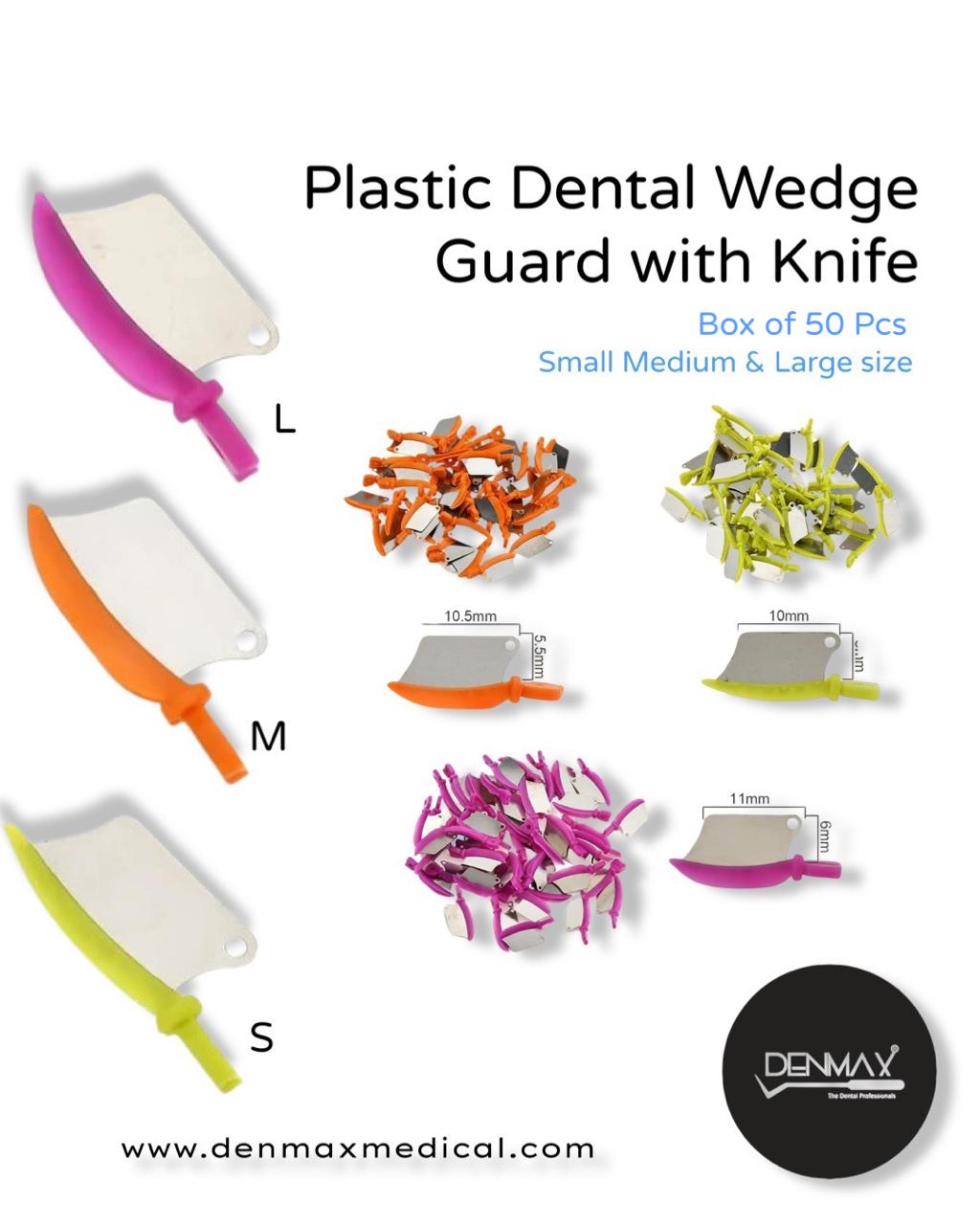 Plastic Dental Wedges with Knife – Precise Interdental