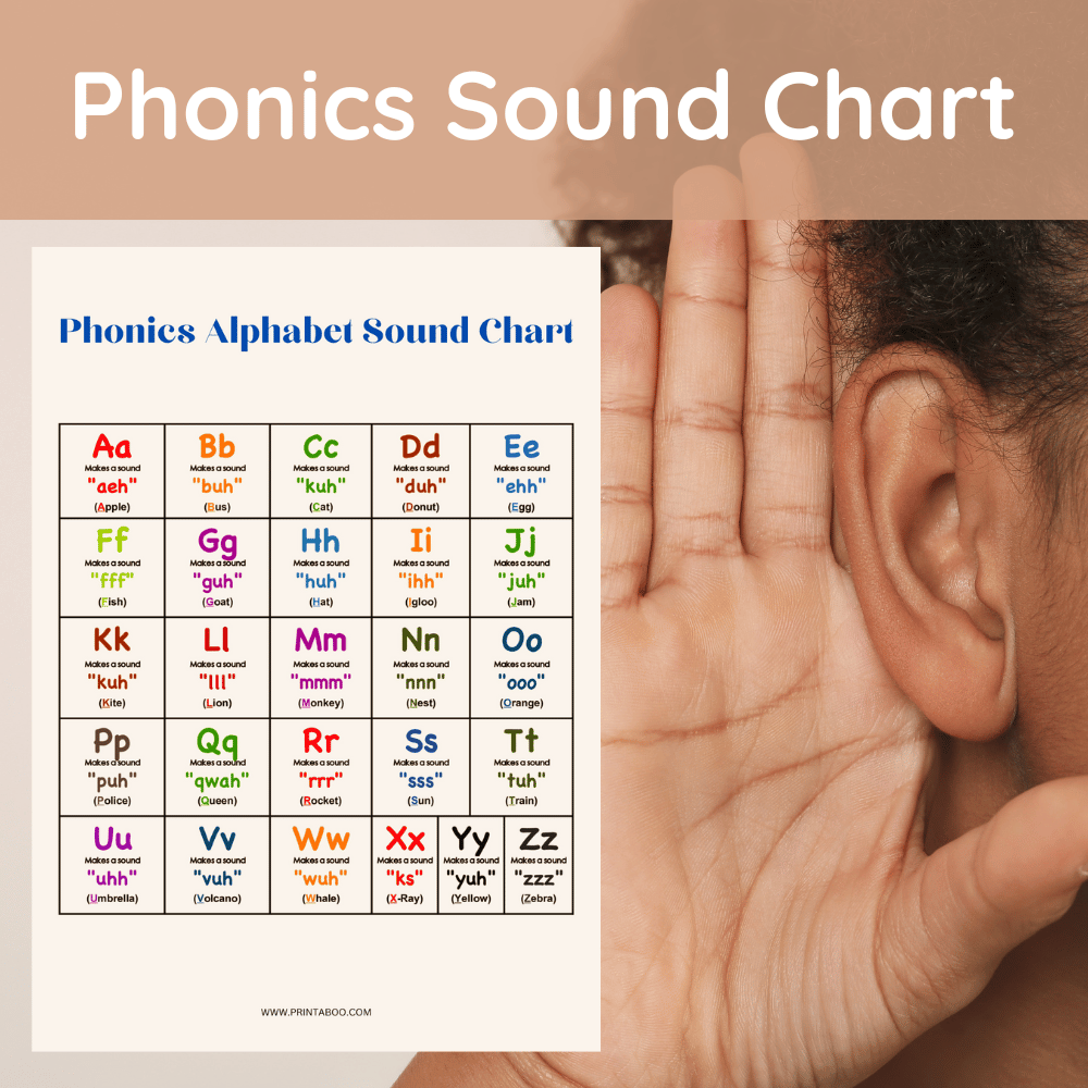 Printable Phonics Letter Sound Chart Free Printable OR Digraph