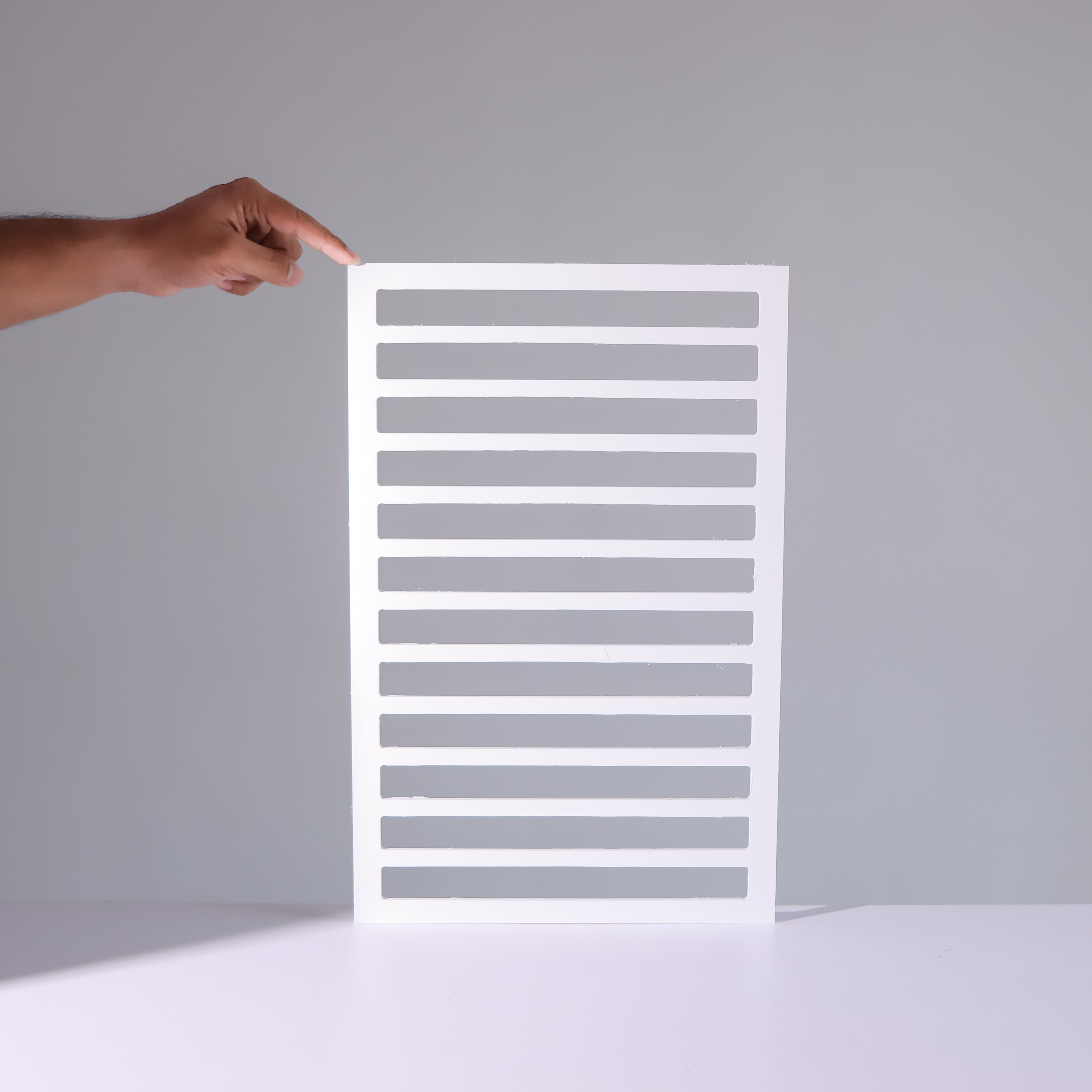 Horizontal Slits Gobo - Prism Props