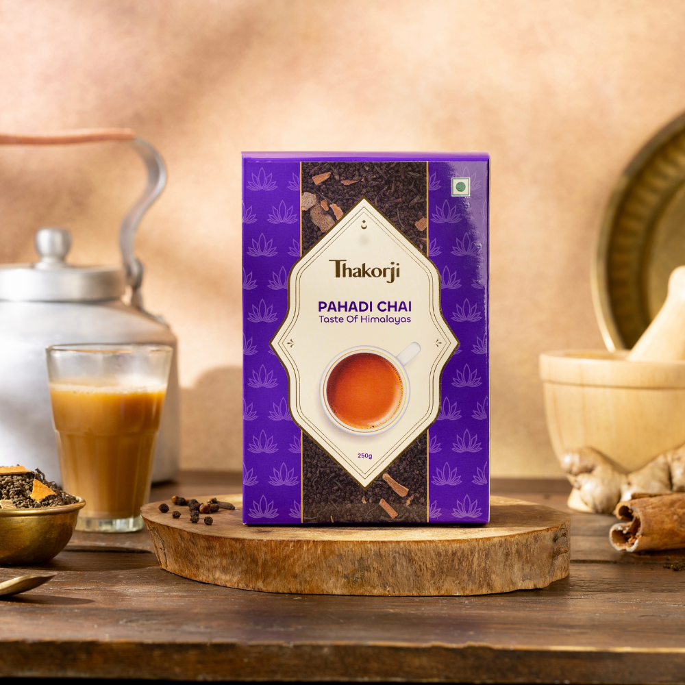 Pahadi Chai Taste of the Himalayas 250 gms pack - Thakorji The Masala ...