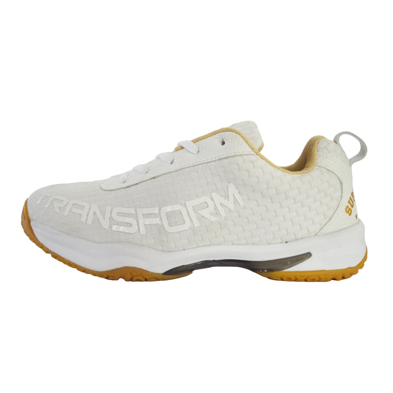 Transform Super Lite Badminton Shoe - (White) - Warrior Sports (India)