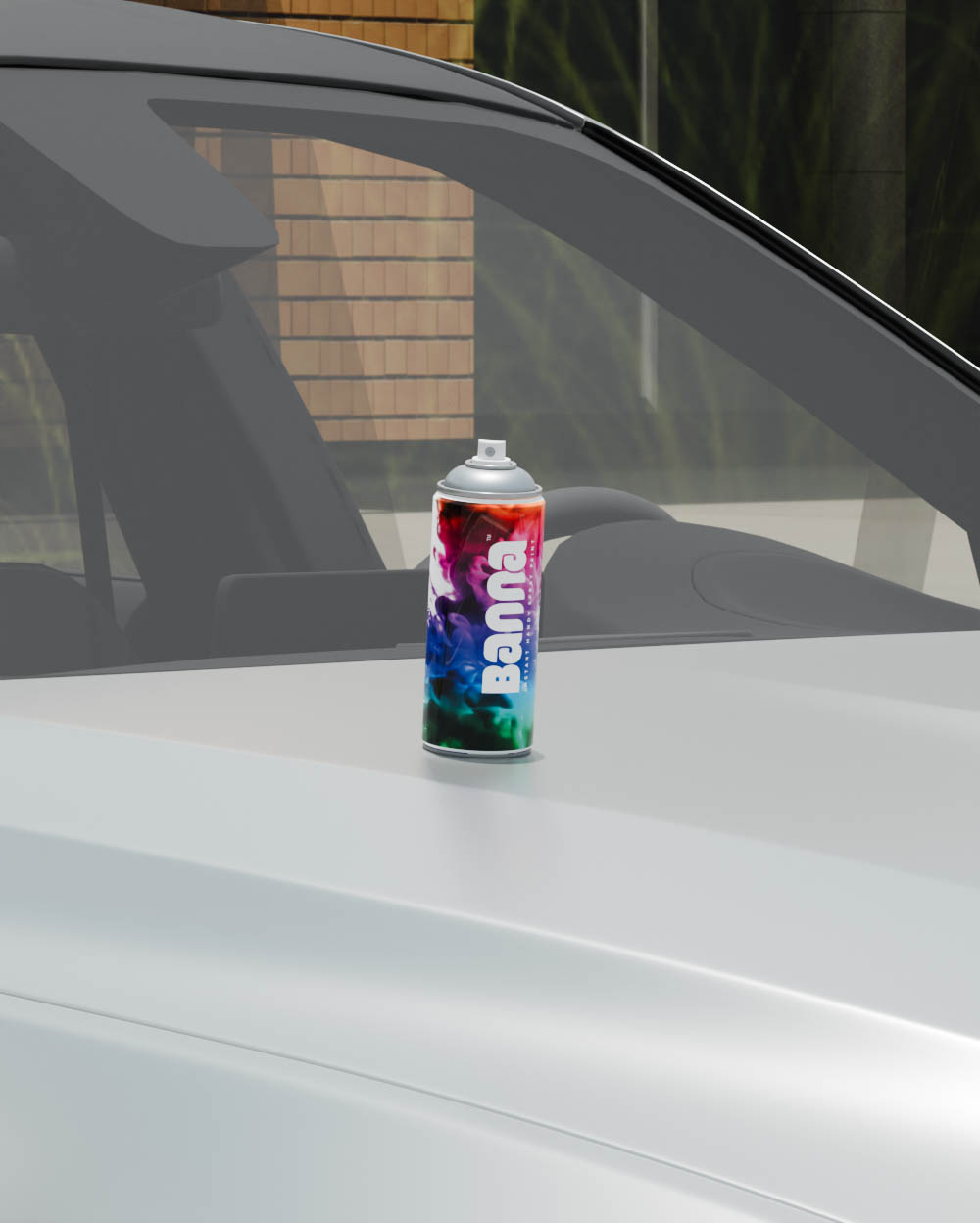 Diamond White - Ford Automotive Spray Paint - Banna Aerosol