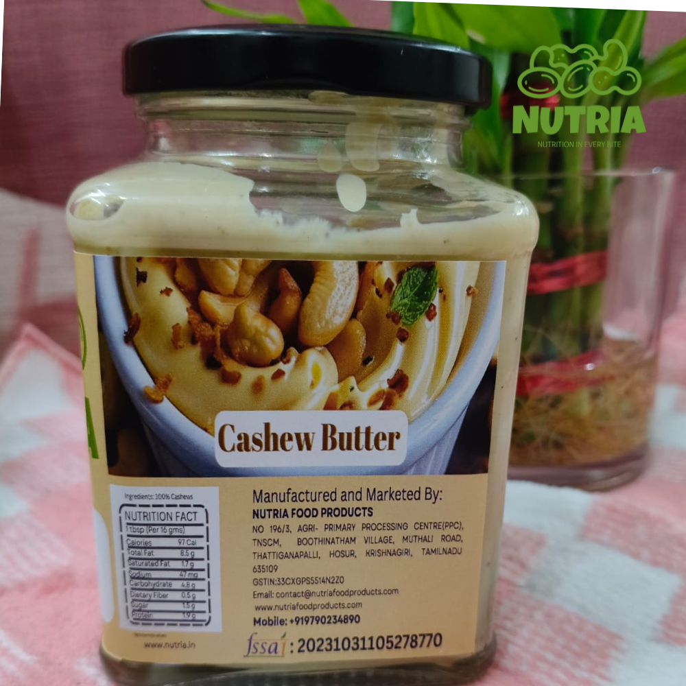 CASHEW BUTTER - NUTRIA