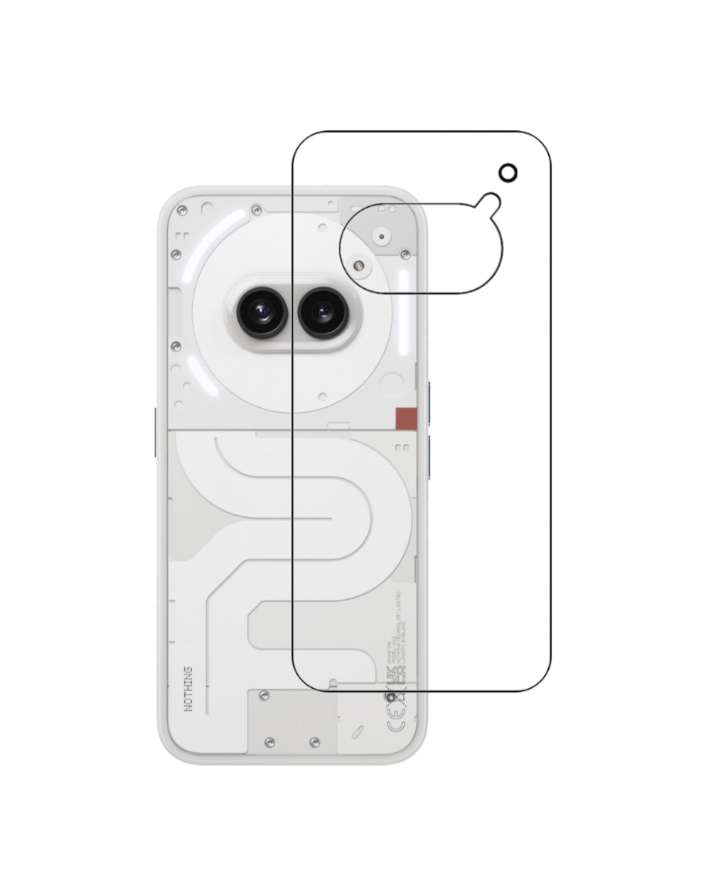 Nothing Phone (2A) Clear Back Protector Membrane