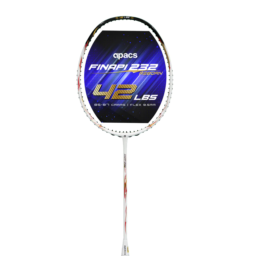 Apacs Finapi 232 Reborn Badminton Racquet - (White) - Warrior Sports ...